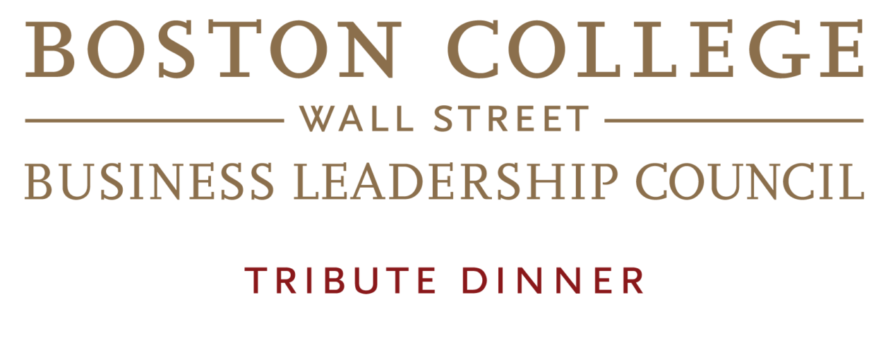 Wall Street Business Leadership Council Tribute Dinner | Boston College ...